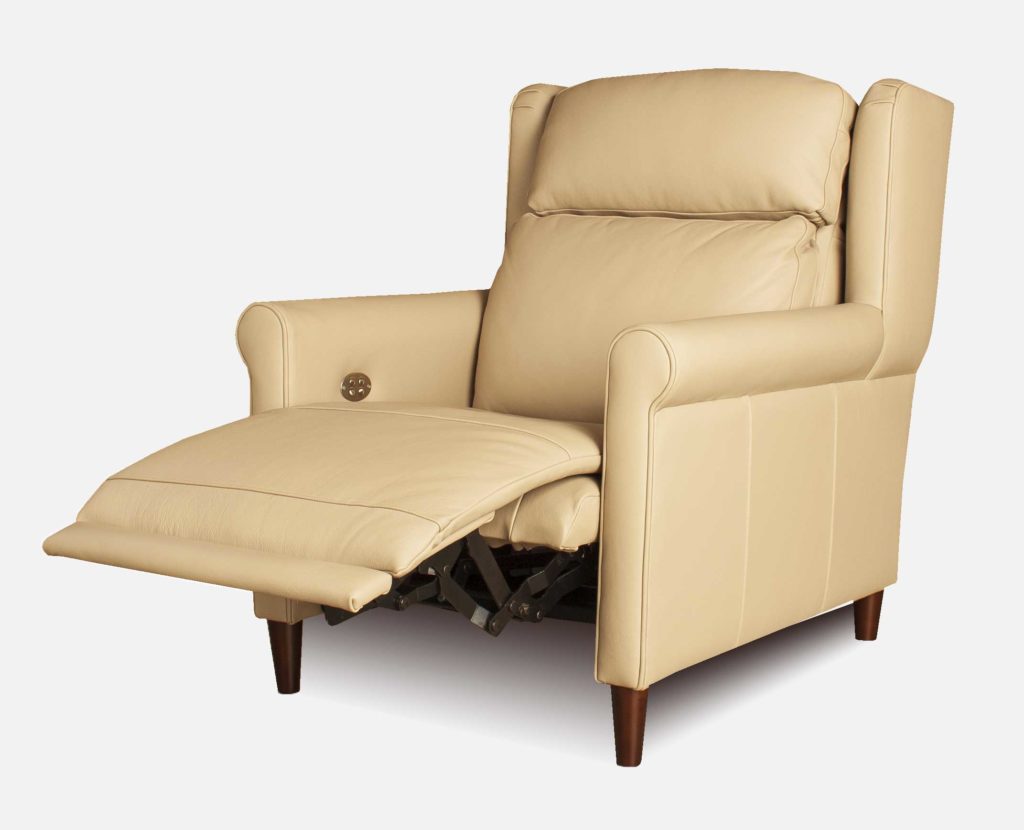 Custom Leather Recliners — Power Headrest, Lumbar & Recline